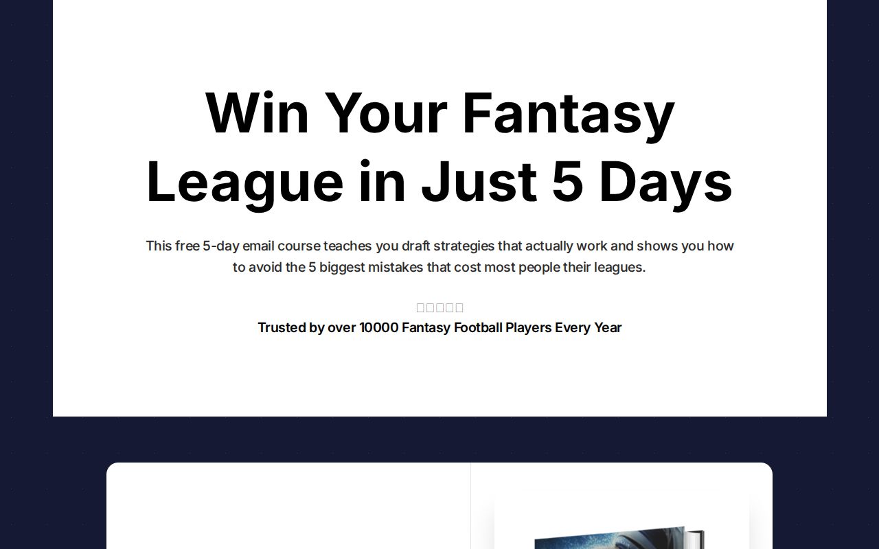 Fantasy Football Playbook